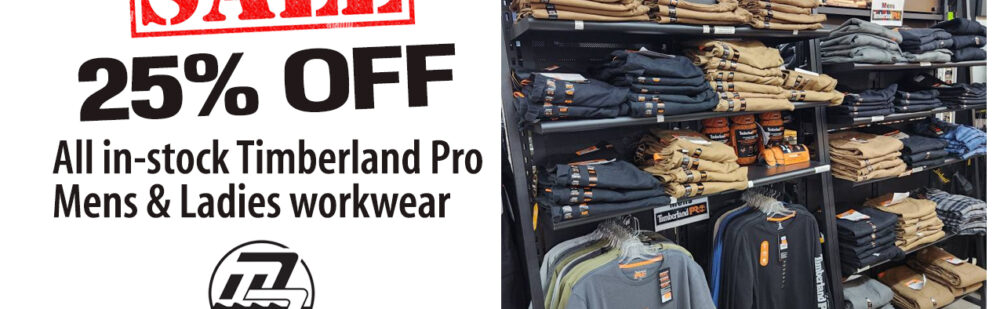 Timberland Pro Clearance Sale | Mercer's Marine | Fishing Equipment ...